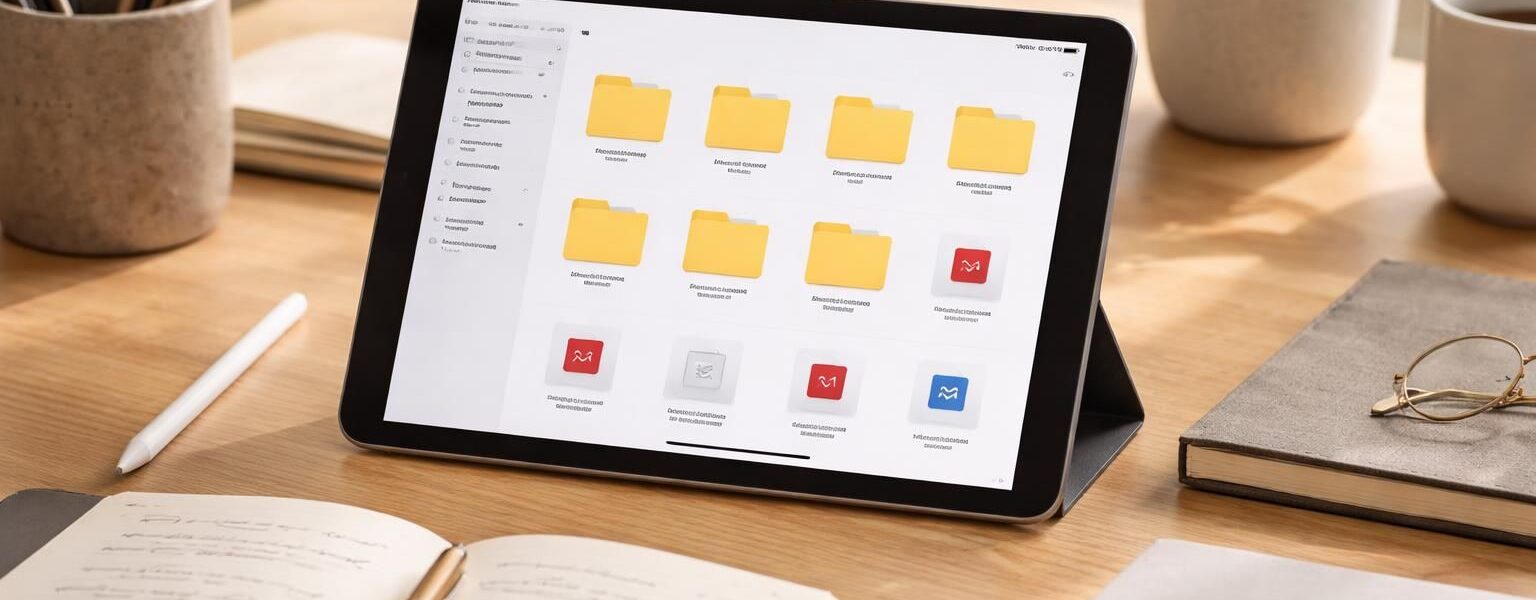Organisation : classer cours et PDF sur iPad méthode simple